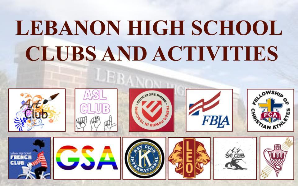 Lebanon High School - Club Information - Clubs & Activities | Lebanon ...